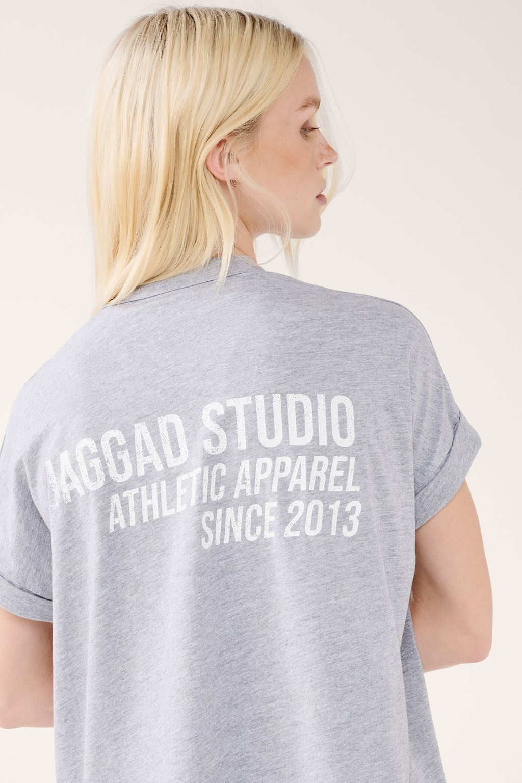 SPRINGS CUFFED SLEEVE TEE GREY MARLE – Jaggad